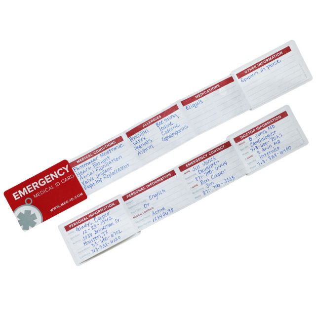 What to Put on a Medical ID Card - The Health Room by American Medical ID